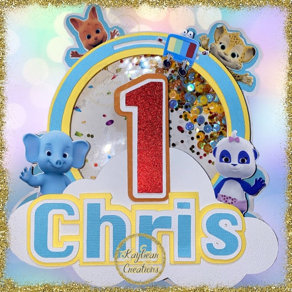 Word Party Cake Topper - Etsy