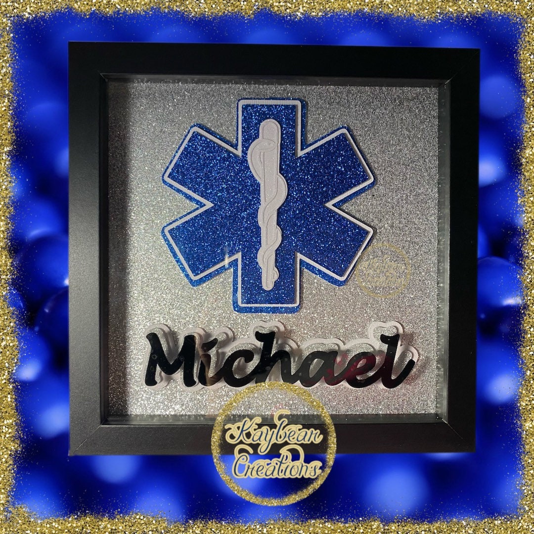 Personalized Health Care Worker Shadow Box /health Care Appreciation - Etsy