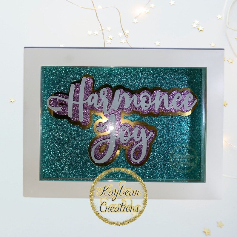 Personalized 3d Name Shadow Box - Etsy