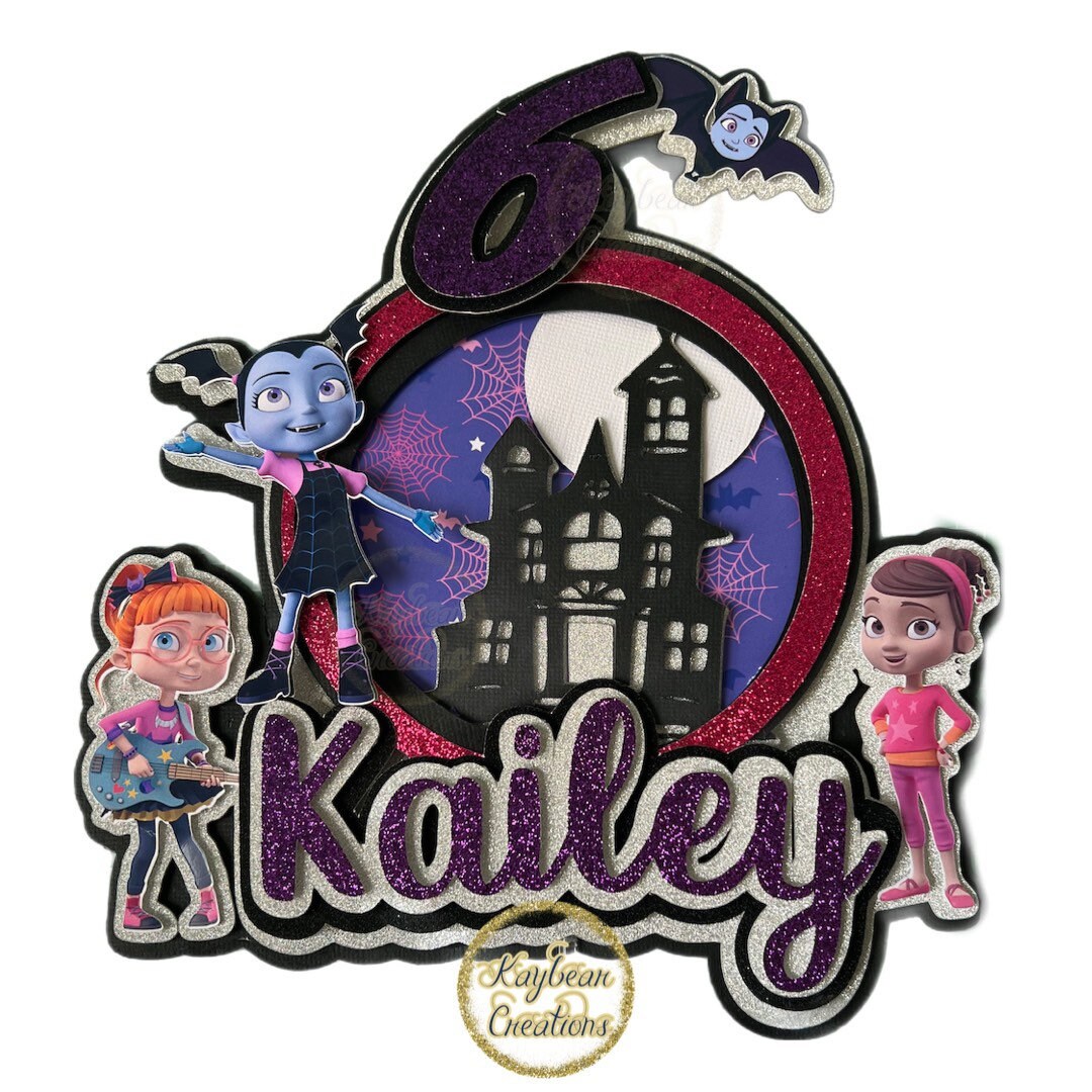Vampirina Cake Topper/ Vampirina Party/ Vampirina Party Decor ...