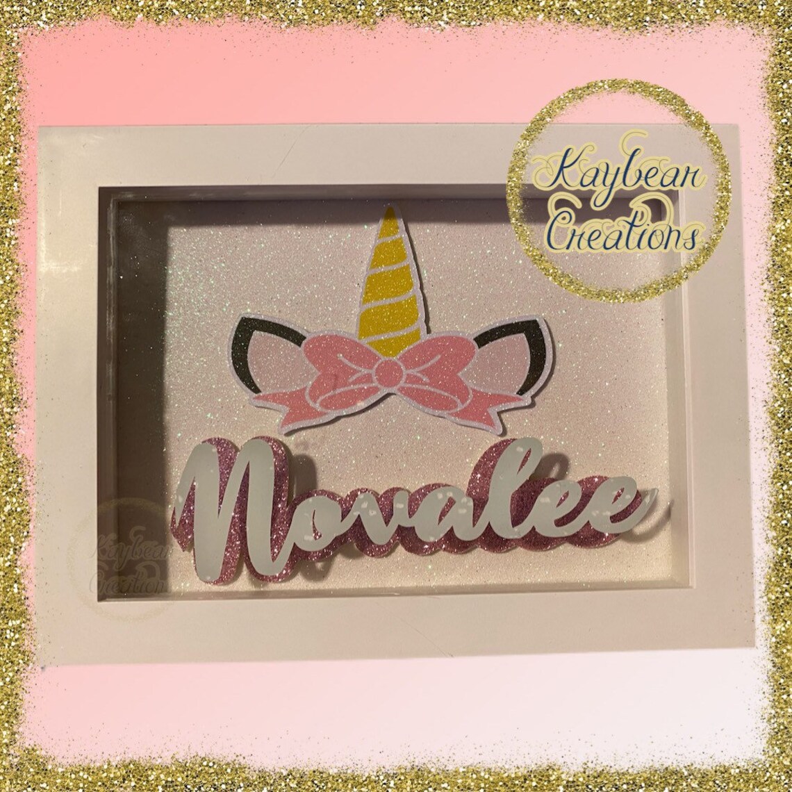 Personalized 3d Name Shadow Box - Etsy