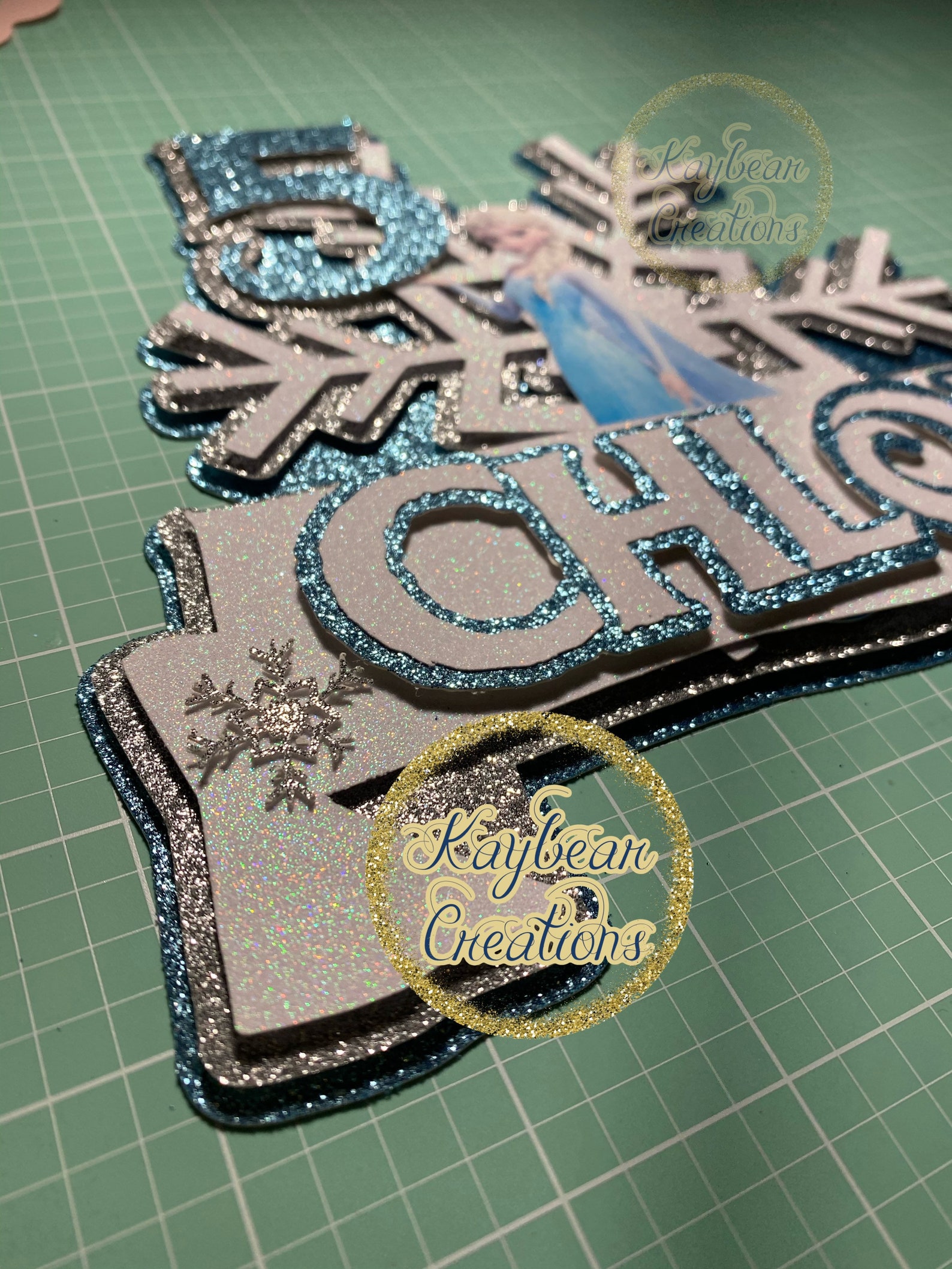 Frozen Inspired 3D Cake Topper/ Winter/snow Cake Topper - Etsy
