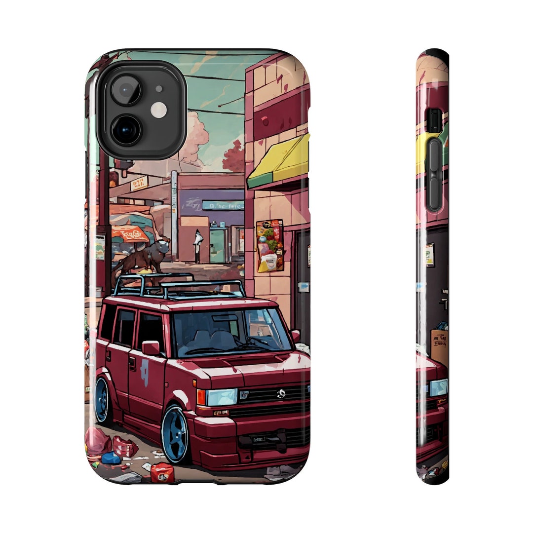 Neo Retro Futuristic Cyberpunk Automotive iPhone 11 12 13 14 15 Pro Max ...