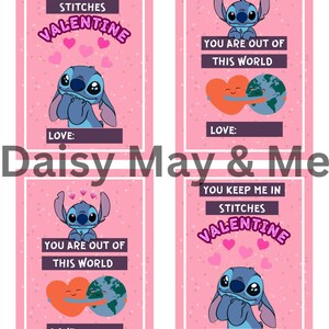 Out of This World Stitch Valentine Instant Download; Lilo and Stitch ...