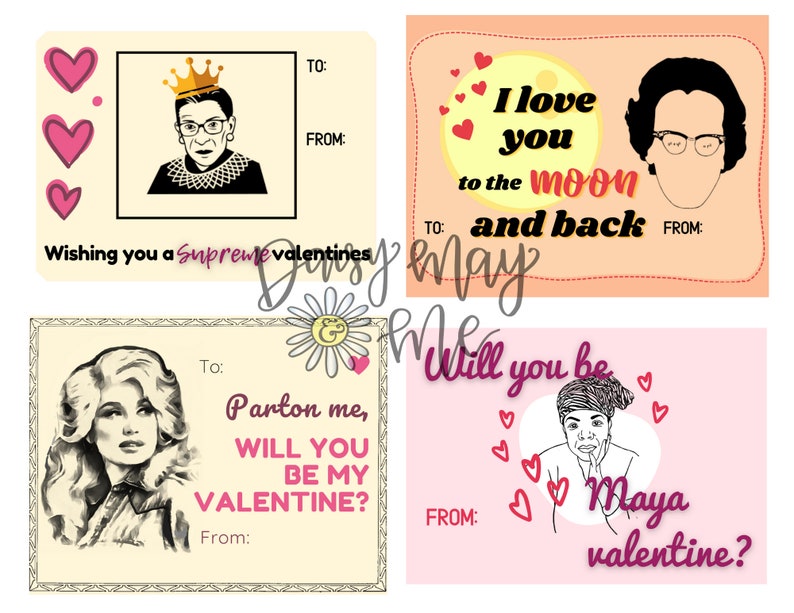 Feminist Valentines, Girl Gang Valentine, Strong Girl, Unique Women ...