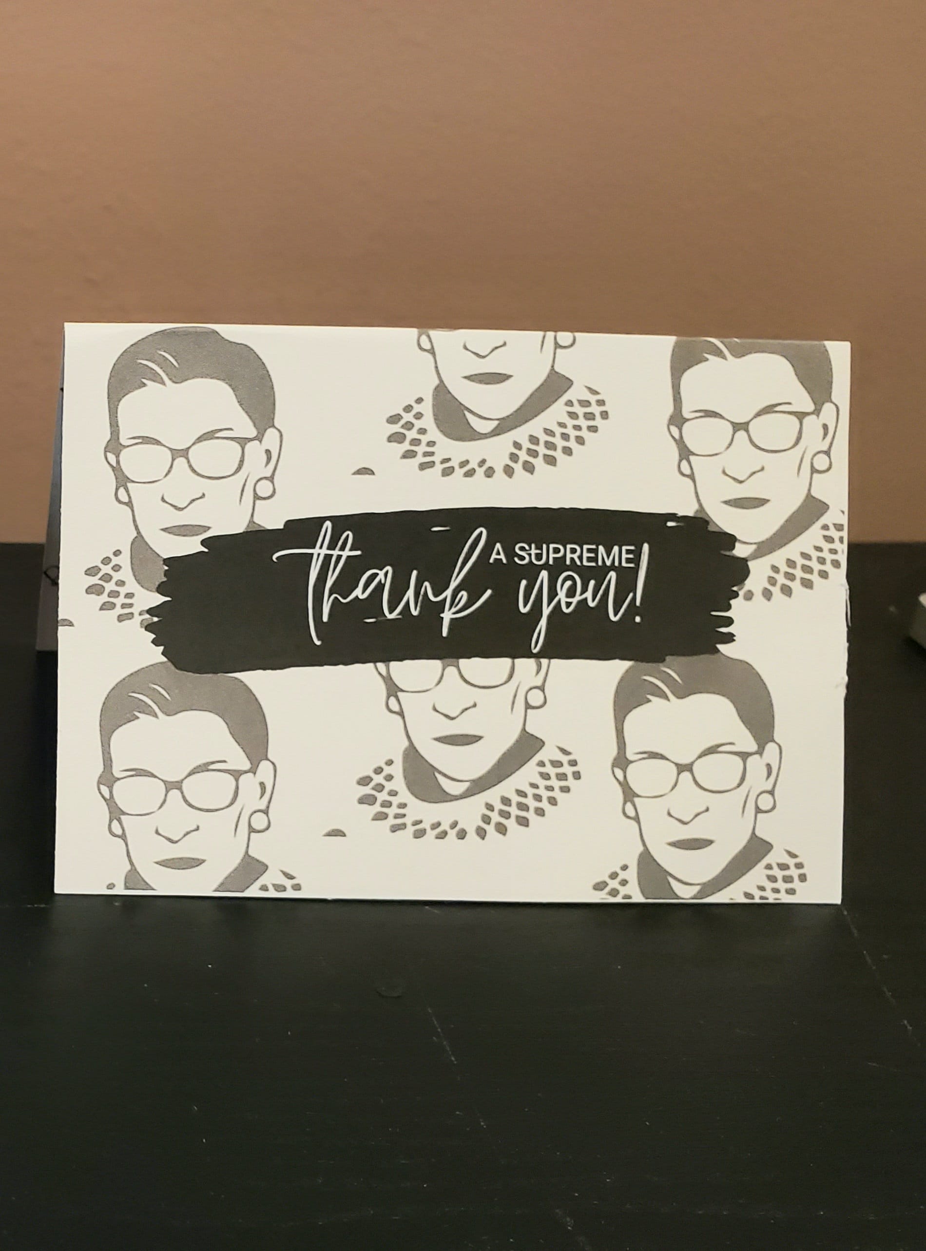 RBG Printable Thank You Card, Ruth Bader Ginsburg Thank You Card ...