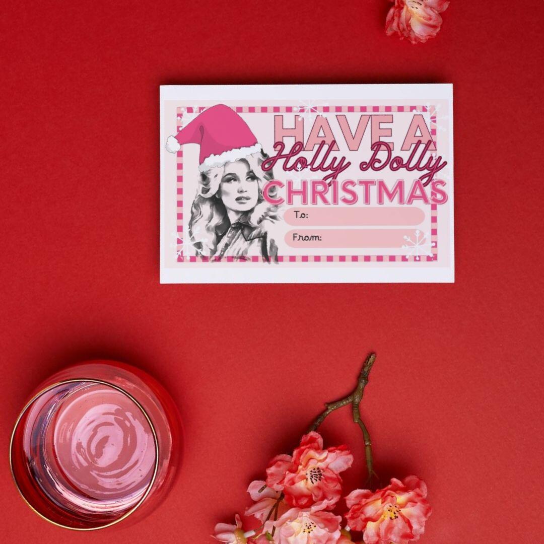 Dolly Holiday Gift Tags, Downloadable Holiday Gift Tags, Women's ...