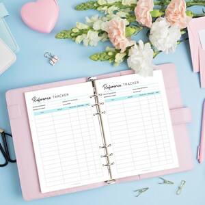 Reference List, Reference Planner Printable, Citation Tracker ...