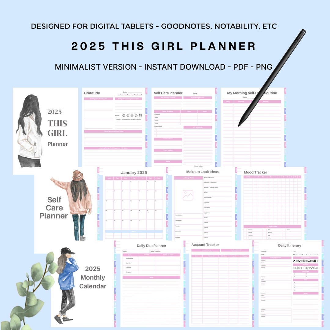 That Girl Planner This Girl Digital Planner for Goodnotes iPad ...