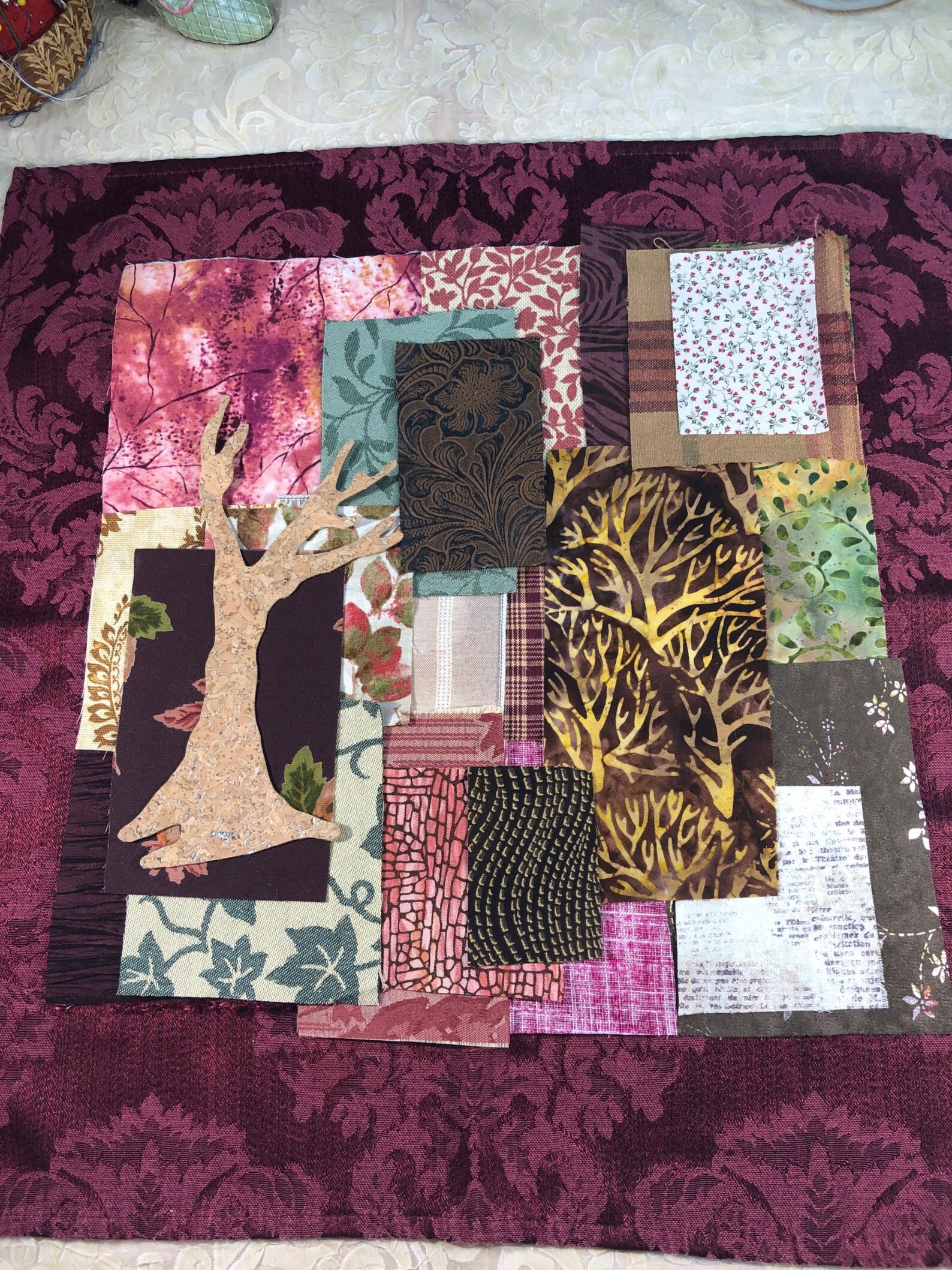 Slow Stitch Kit for Love of Trees - Etsy