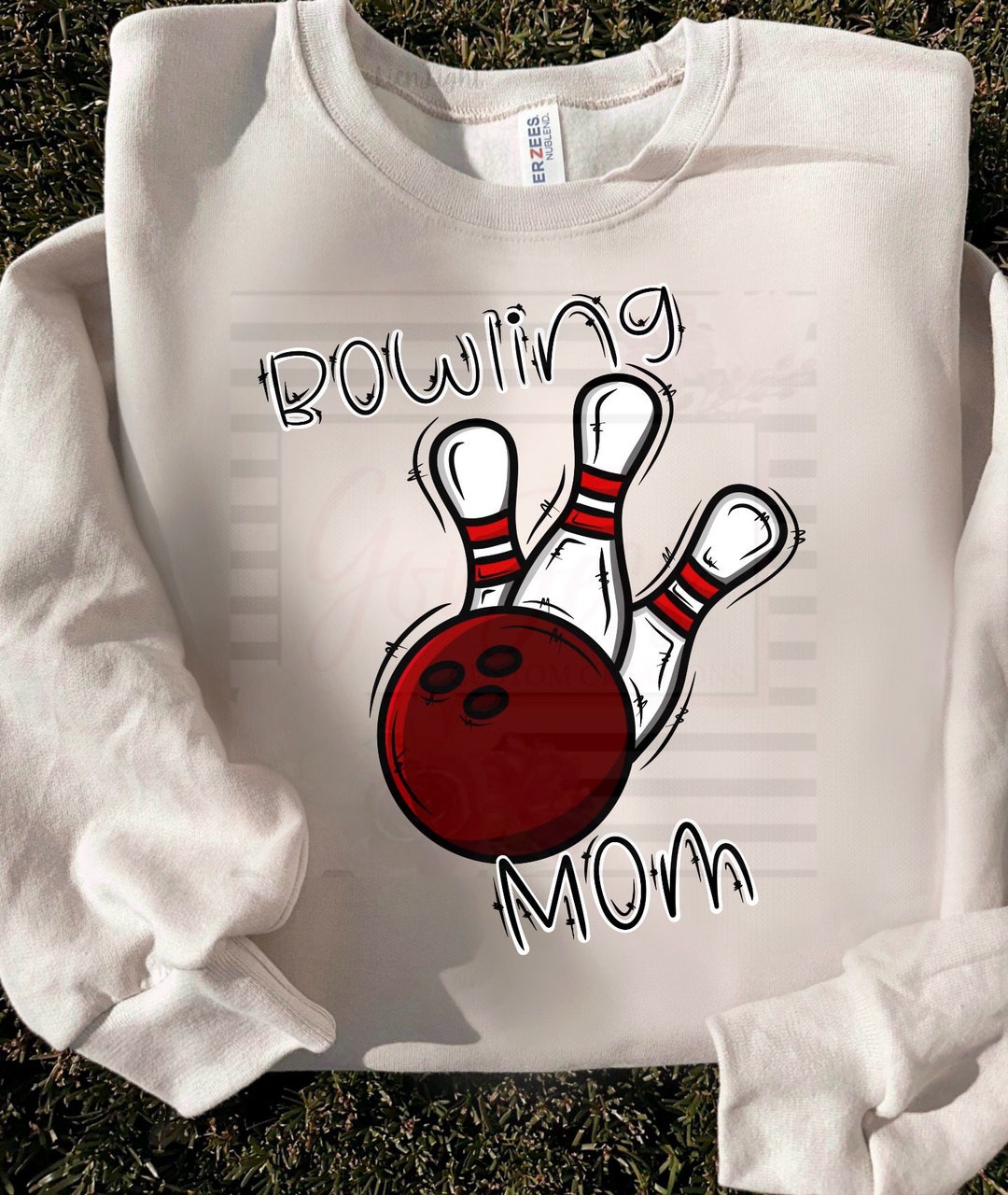 Bowling Mom Digital Png - Etsy