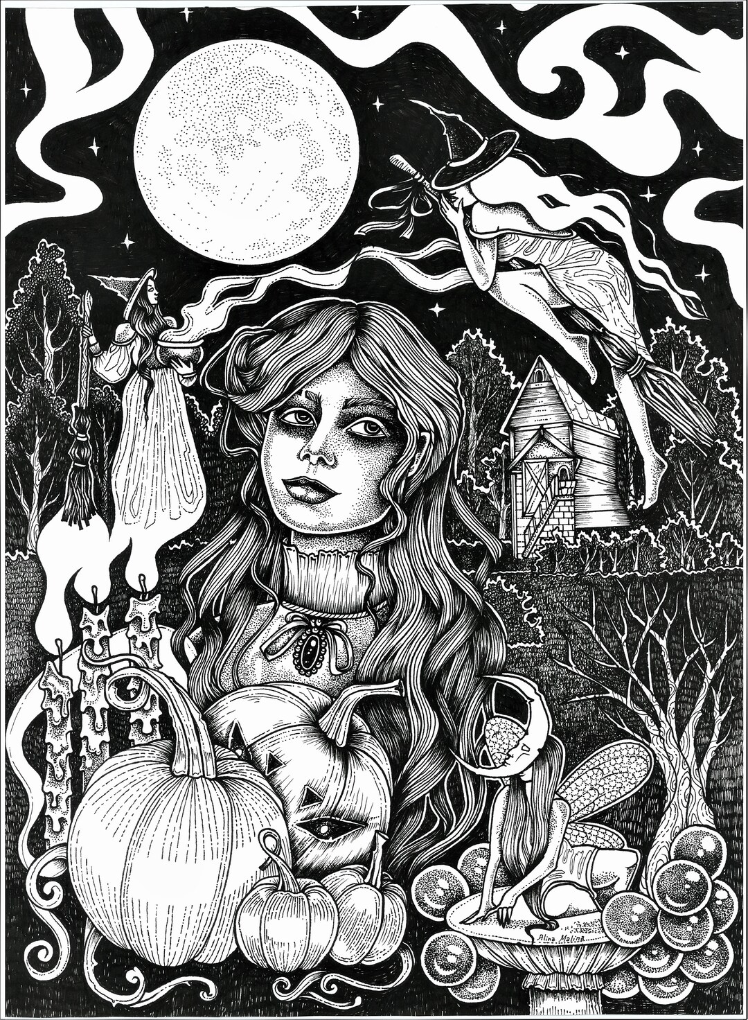 Original A3 Size Cauldron - Etsy