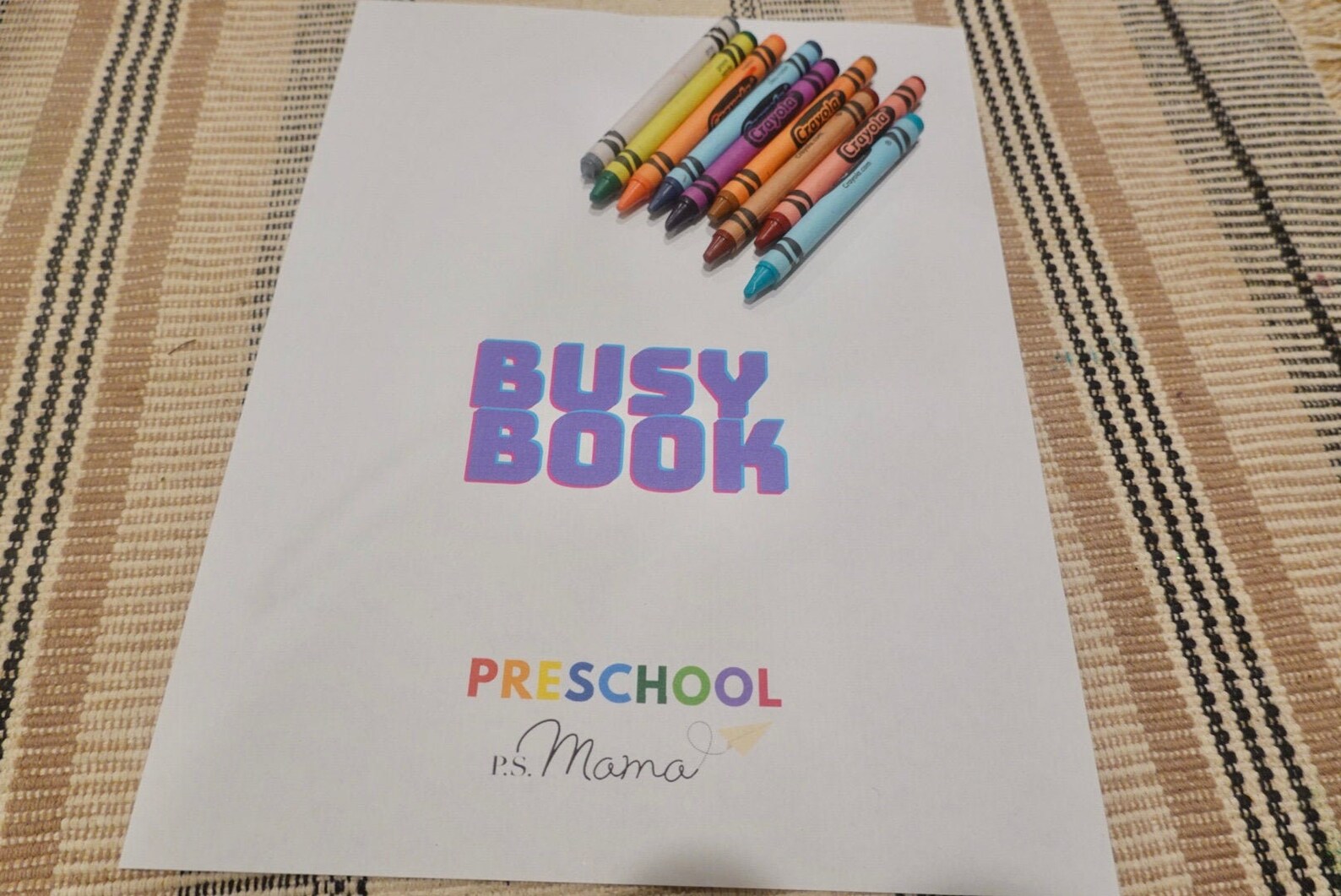 PRESCHOOL BUSY BOOK - Etsy