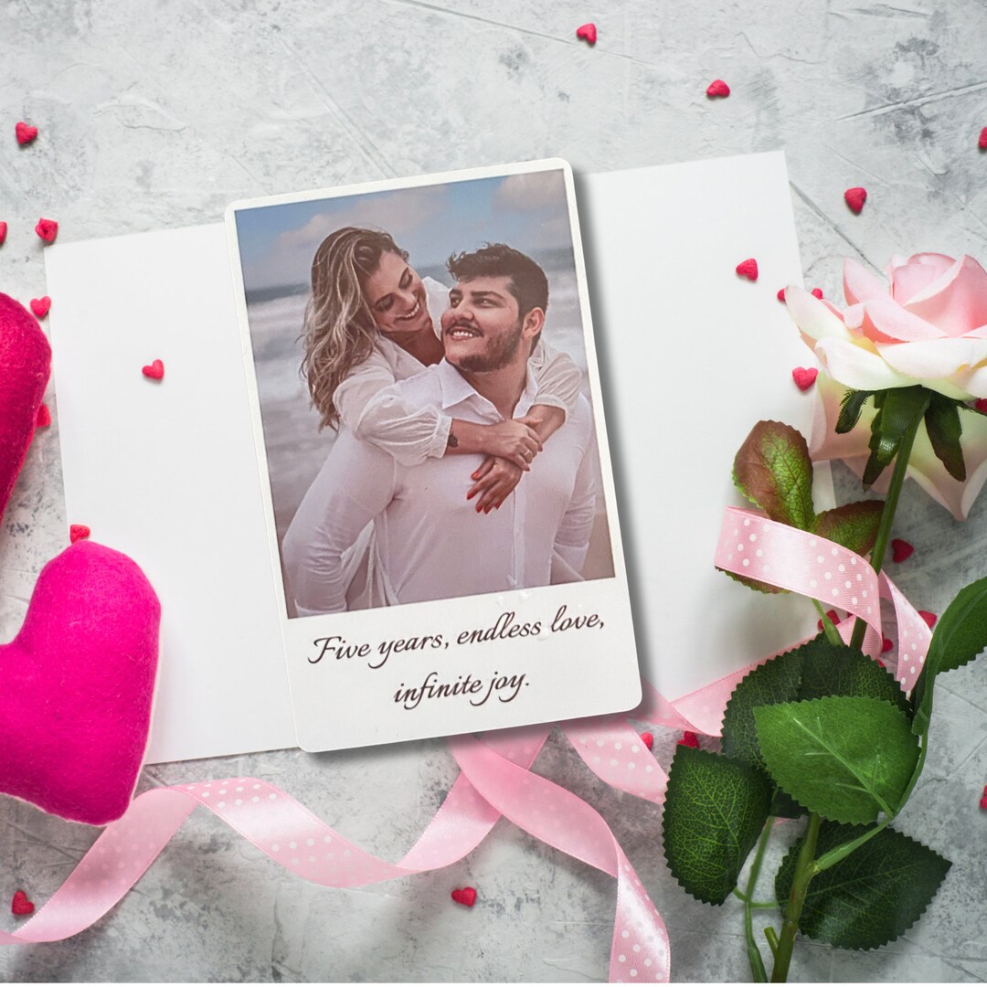 Personalised Photo Wallet Card, Anniversary Wedding Keepsake, Wallet ...