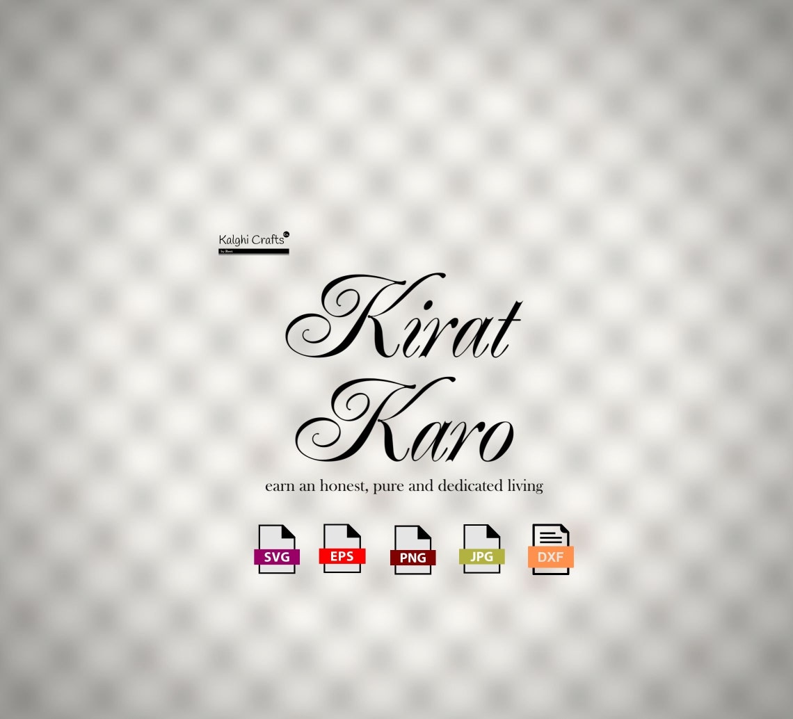 Kirat Karo Guru Nanak Dev Ji Teachings Instant Download Wall | Etsy Australia