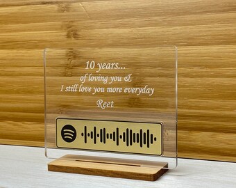 Wedding Scan Plaque - Etsy