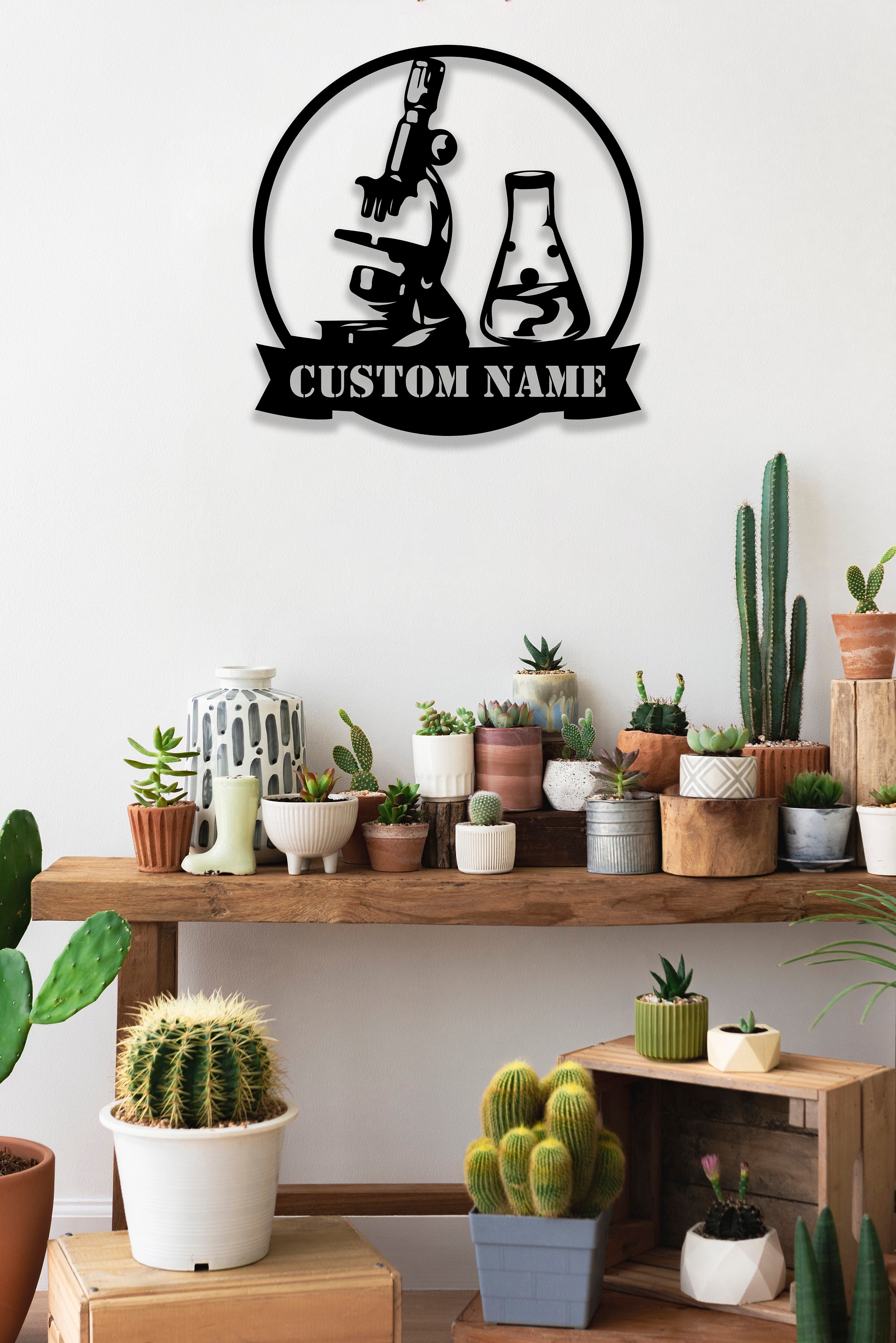 Customizable Laboratory Metal Sign With LED Lights - Etsy