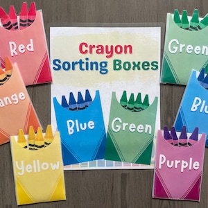 Color Matching Printable. Color Sorting Activities. Toddler Worksheets ...