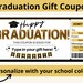 Printable Graduation Coupon. Graduation Gifts. Editable - Etsy Canada