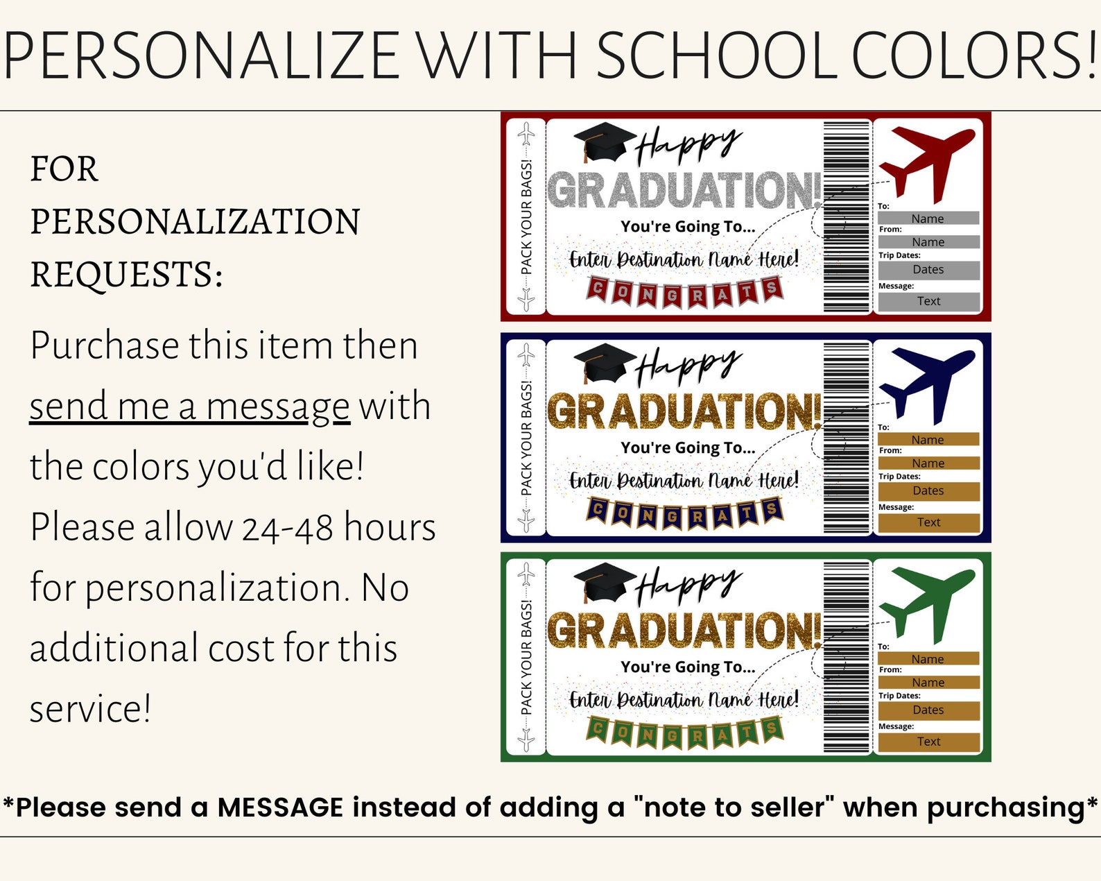 Graduation Boarding Pass. Graduation Ticket. Graduation Gifts. - Etsy