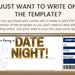 Date Night Coupon Template. Date Night Tickets. Date Coupons. Date ...