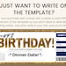 Dinner Date Coupon. Dinner Date Voucher. Birthday Dinner Invitation ...