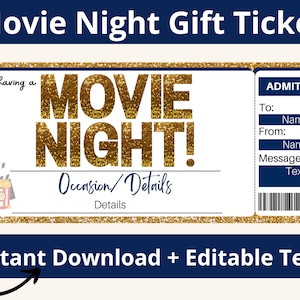 Movie Night Ticket. Movie Night Coupon. Movie Night Kids. Movie Night ...