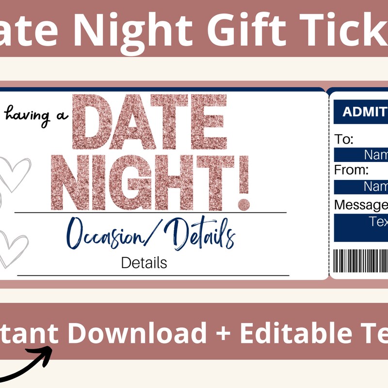 Date Night Printable - Etsy