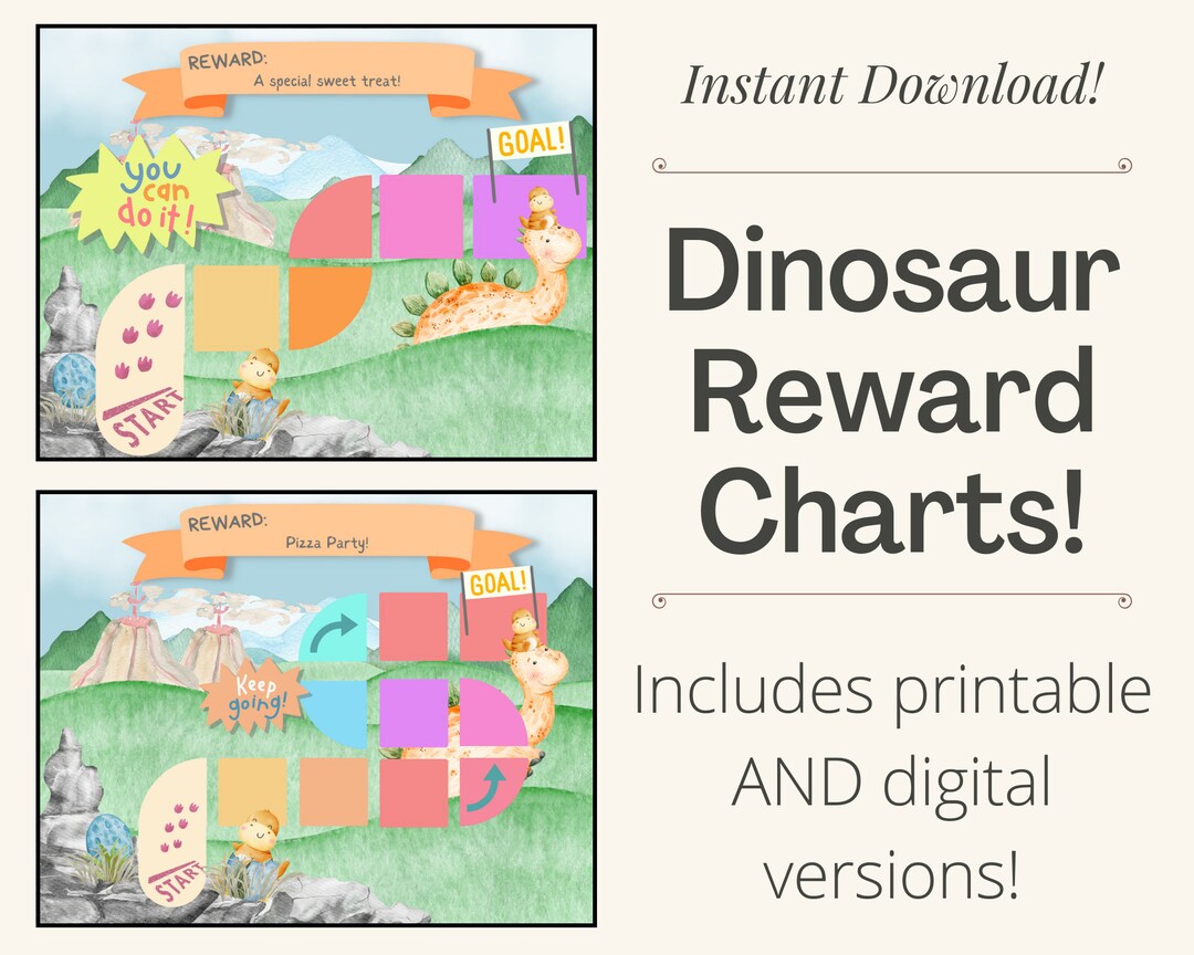 Dinosaur Reward Chart. Dinosaur Behavior Chart. Dinosaur Chart. Reward ...