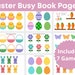 Easter Busy Book. Easter Busy Binder. Easter Worksheets for Toddlers ...