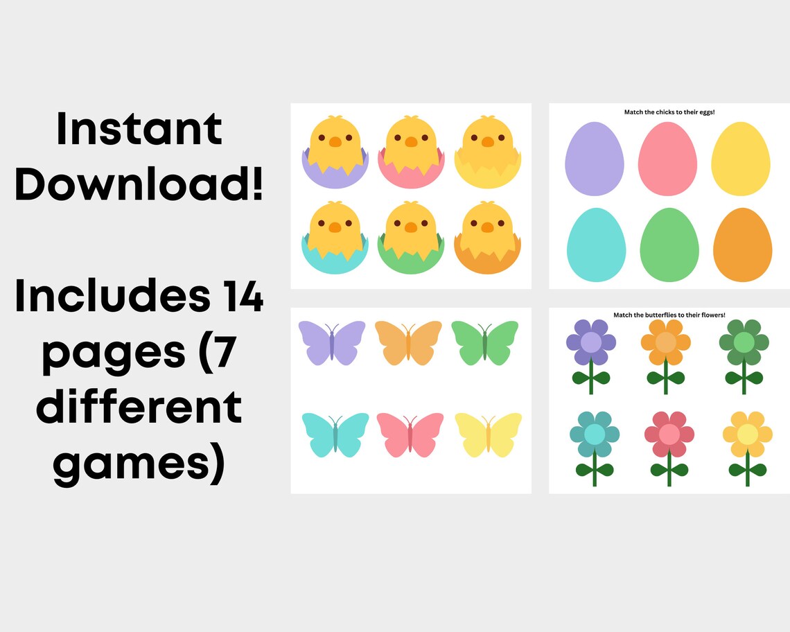 Easter Busy Book. Easter Busy Binder. Easter Worksheets for Toddlers ...