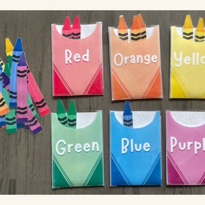 Color Matching Printable. Color Sorting Activities. Toddler Worksheets ...