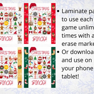 Christmas Bingo Boards! Christmas Bingo Games for Kids! Christmas ...