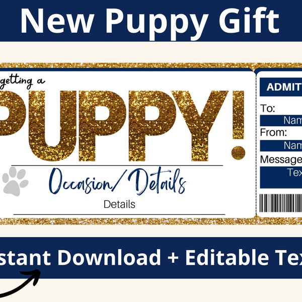 New Dog Ticket - Etsy