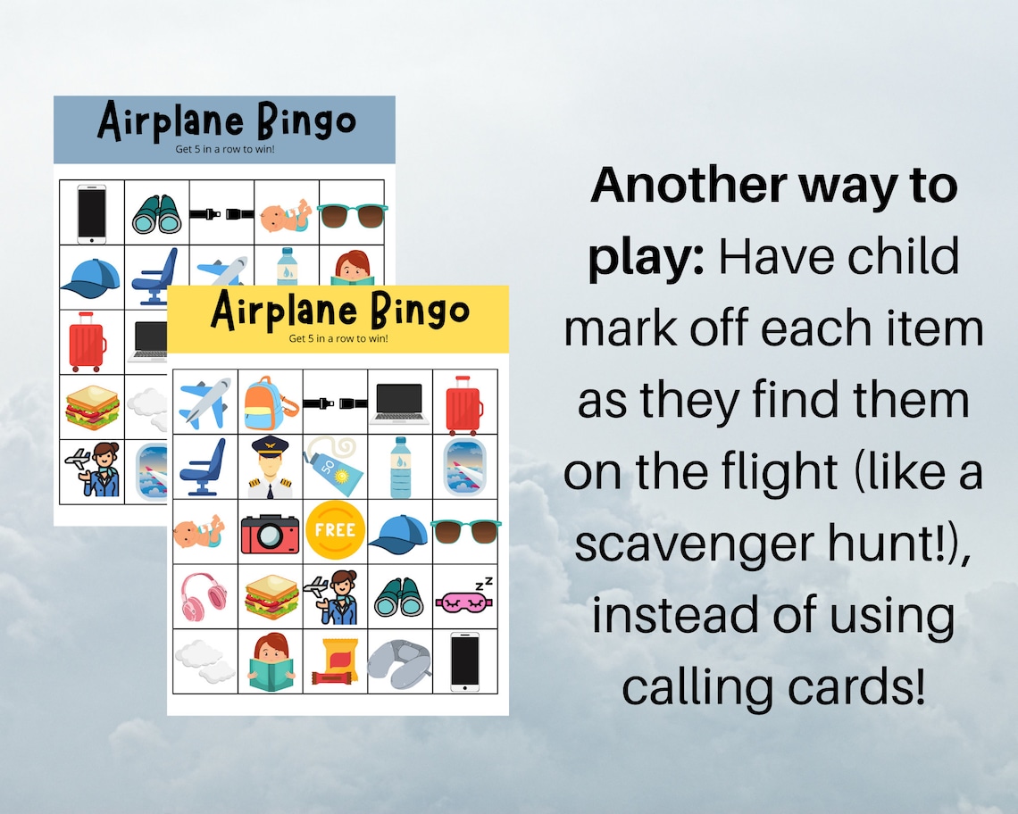 Airplane Activities for Kids. Airplane Activity Kit. Airplane - Etsy