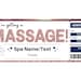 Massage Gift Certificate. Massage Ticket. Massage Coupon. Massage ...