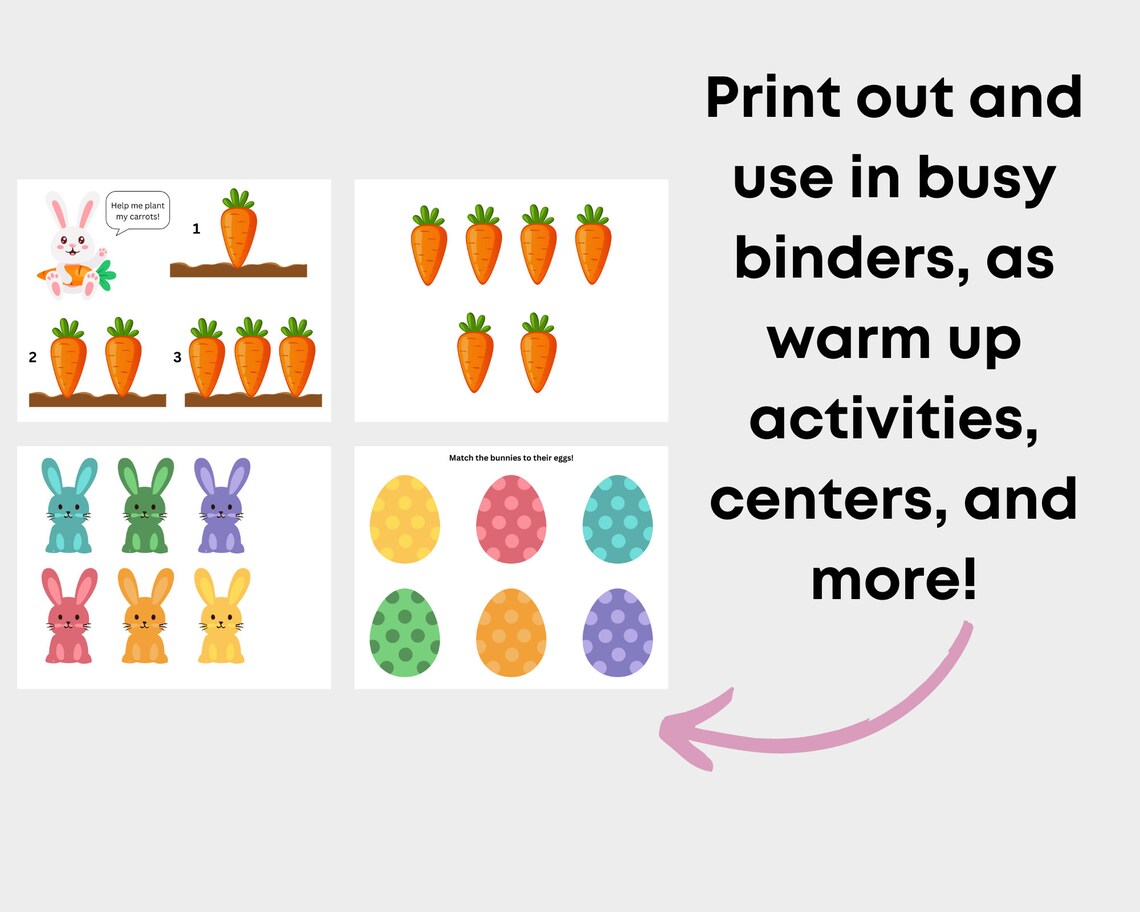 Easter Busy Book. Easter Busy Binder. Easter Worksheets for Toddlers ...