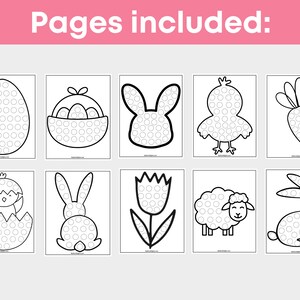 Easter Dot Pages. Easter Dot Marker Activities. Easter Dot Marker ...