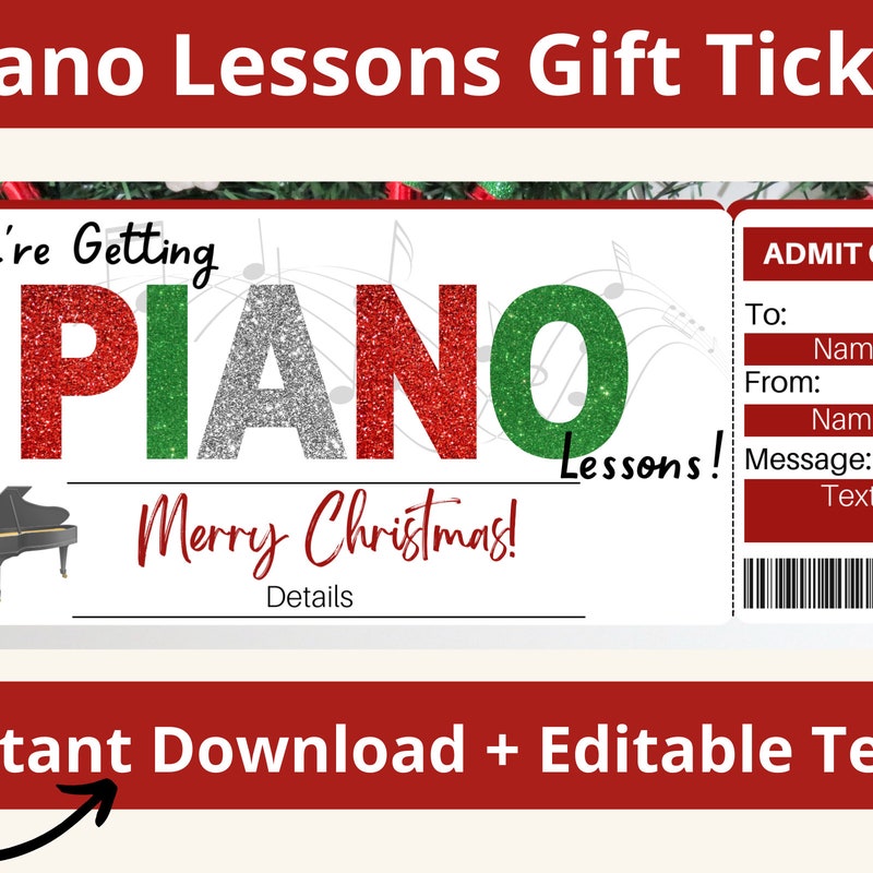 Christmas Cards Piano - Etsy