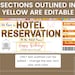 Hotel Reservation Voucher. Birthday Hotel Ticket. Hotel Voucher. Hotel ...