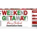 Weekend Getaway Voucher. Weekend Trip. Surprise Trip Ticket. Surprise ...
