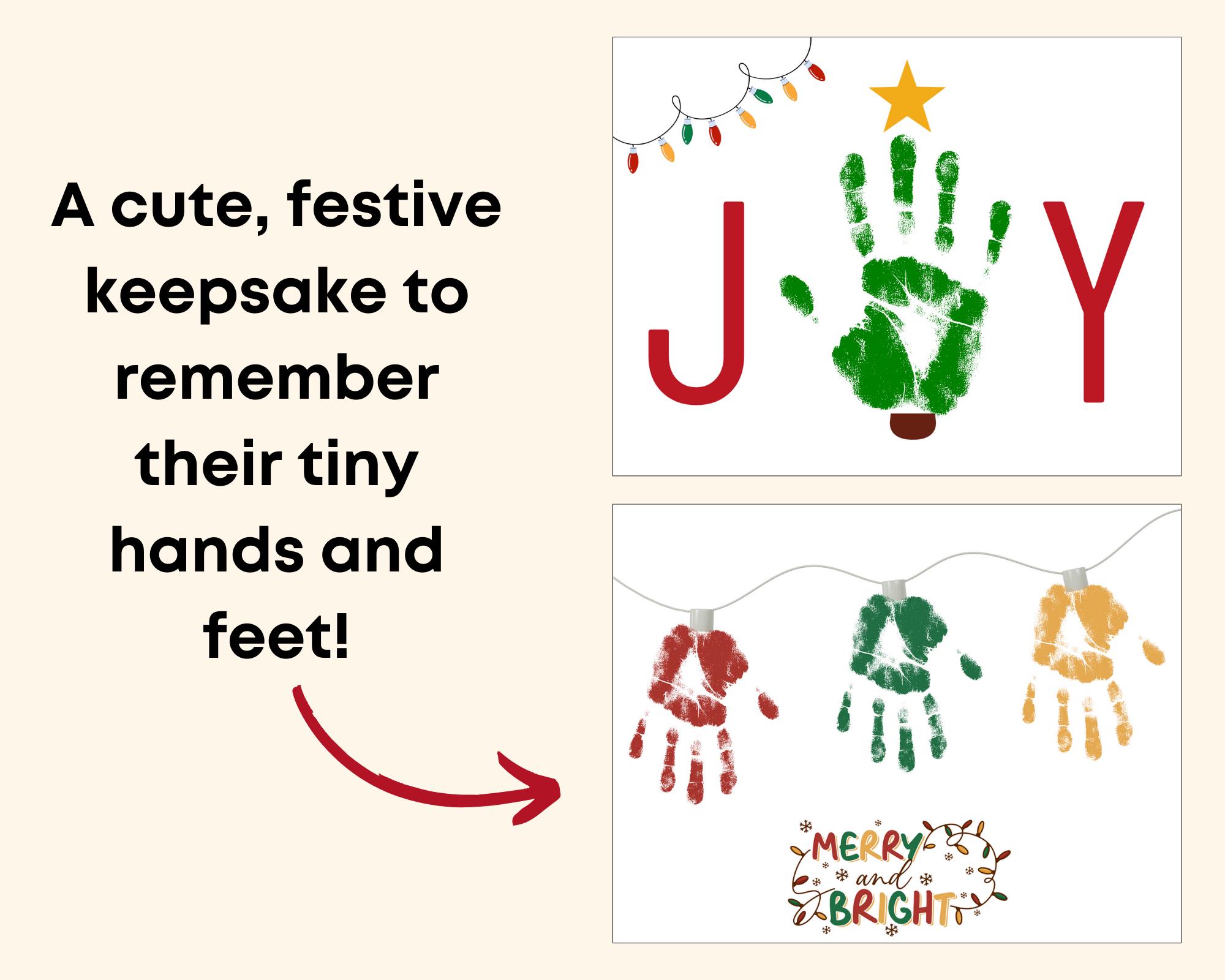 Christmas Handprint Craft Bundle. Christmas Handprint Art. Christmas ...