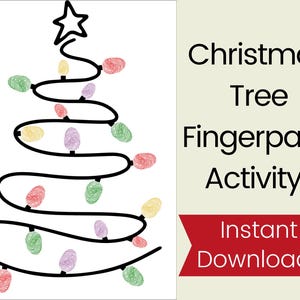 Christmas Tree Fingerprint Craft. Christmas Tree Painting. Christmas ...