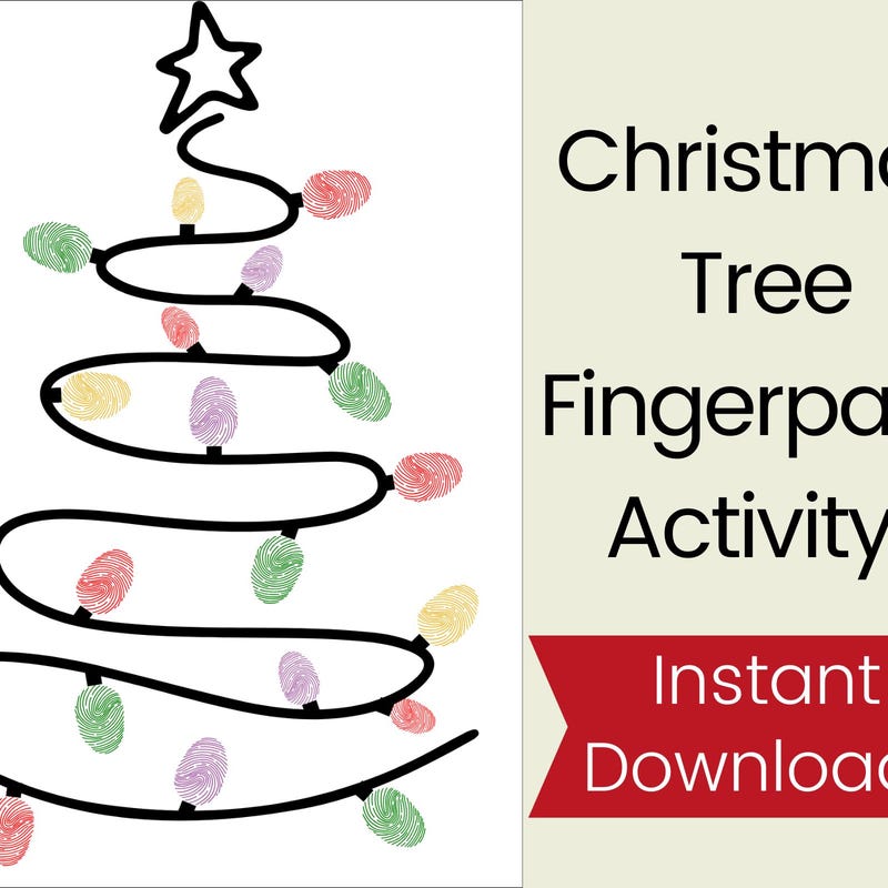 Finger Print Tree - Etsy