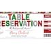 Table Reservation Gift. Reserved Table Ticket. Restaurant Reservation ...