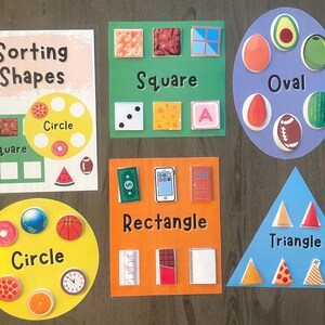 Shape Matching Worksheets. Shape Sorting. Shape Worksheet. Learning ...