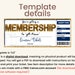 Membership Template. Membership Certificate. Membership Gift Card ...