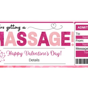 Massage Gift Certificate. Massage Coupon. Massage Voucher. Massage ...