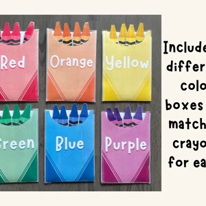 Color Matching Printable. Color Sorting Activities. Toddler Worksheets ...