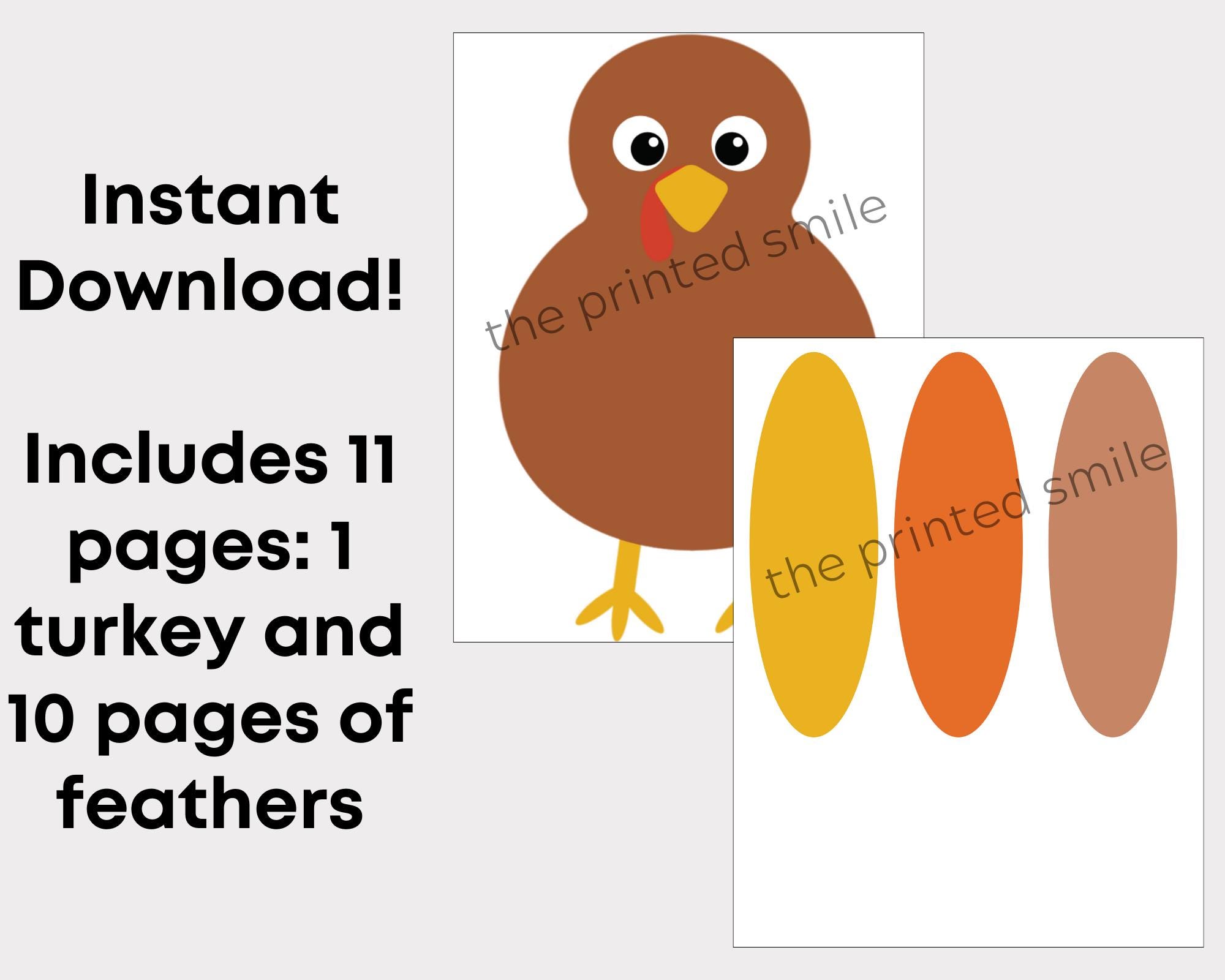 Plantilla de pavo agradecido. Pavo agradecido. Actividades de Acción de ...